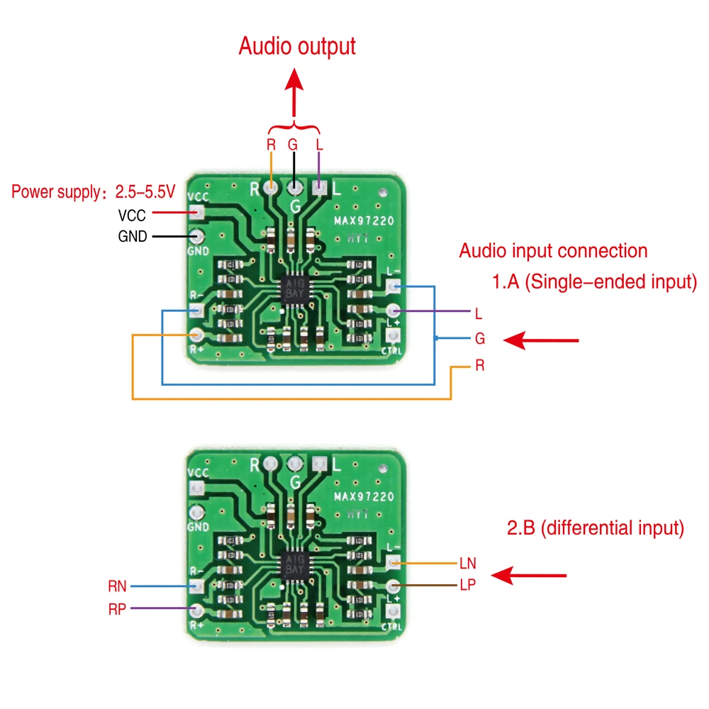 Ice powered amplifier with multiple outputs