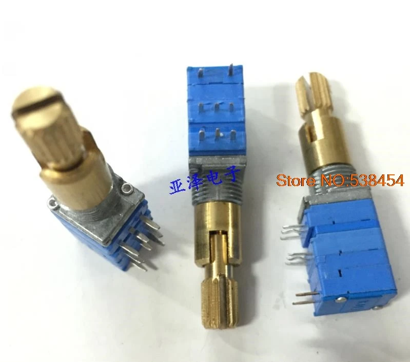1pcs 09 Type Precision Potentiometer Switch Dual Axis Dual Band Switch