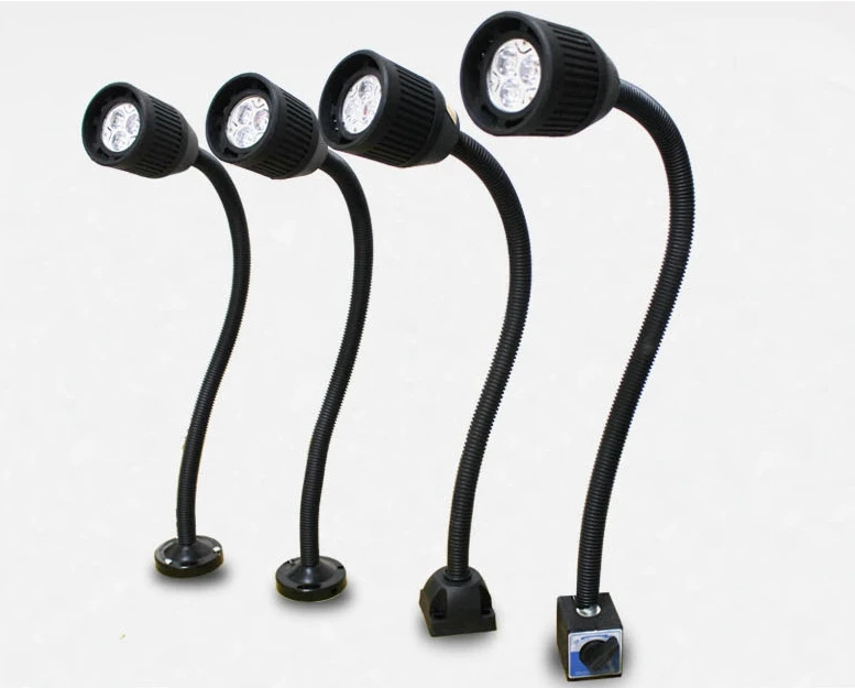 LED machine work lamp lathe tool lighting 3W 5W 7W 700MM Gooseneck 110 ...