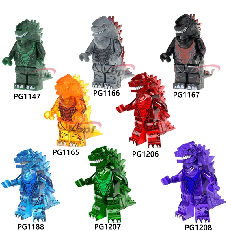 Big Lava Godzilla Movie Series Building Blocks Action Figures ...
