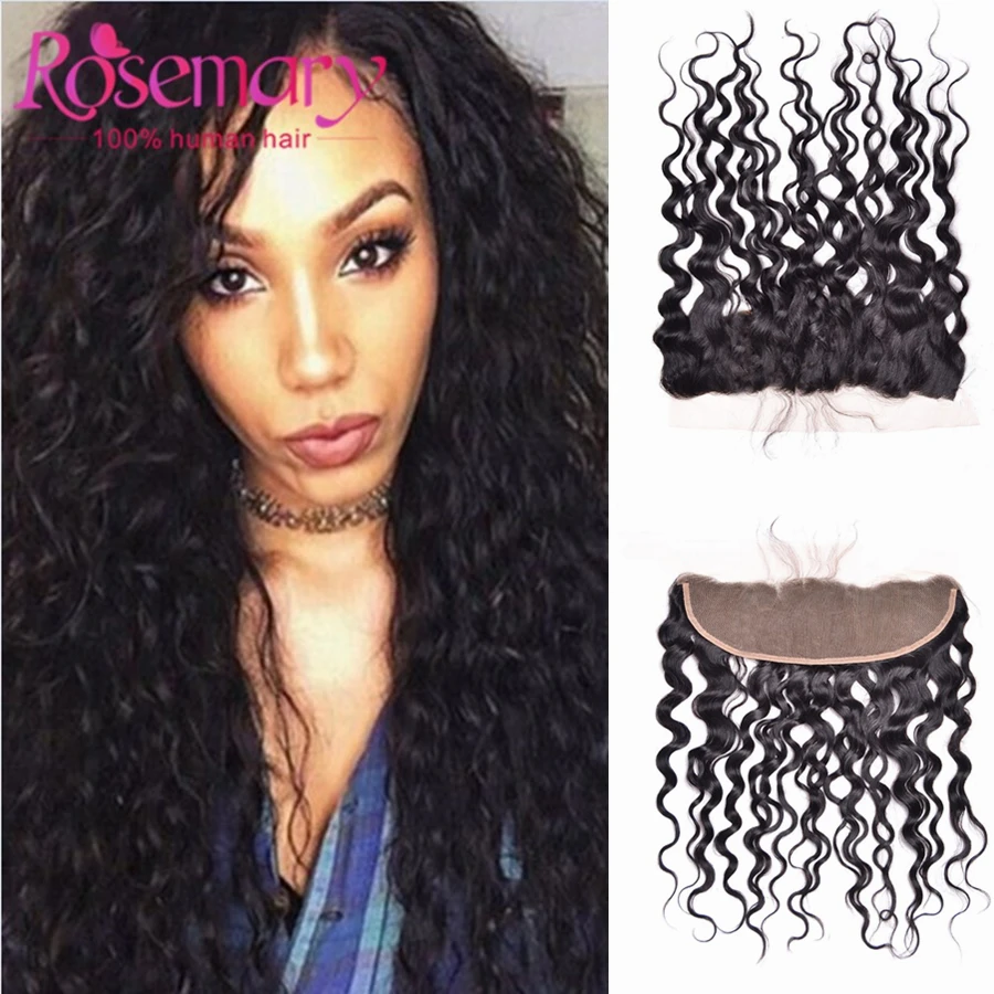 13x4 Lace Frontal Closure Top 7a Brazilian Natural Wave Curly Lace