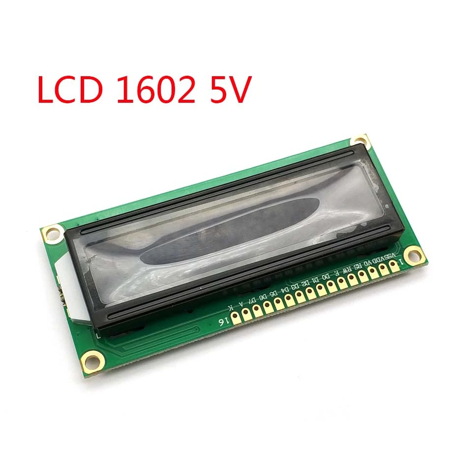 LCD1602 5V Blue Backlight 16*2 Lines White Character LCD module 1602A ... LCD1602 5V Blue Backlight 16*2 Lines White Character LCD module 1602A ...