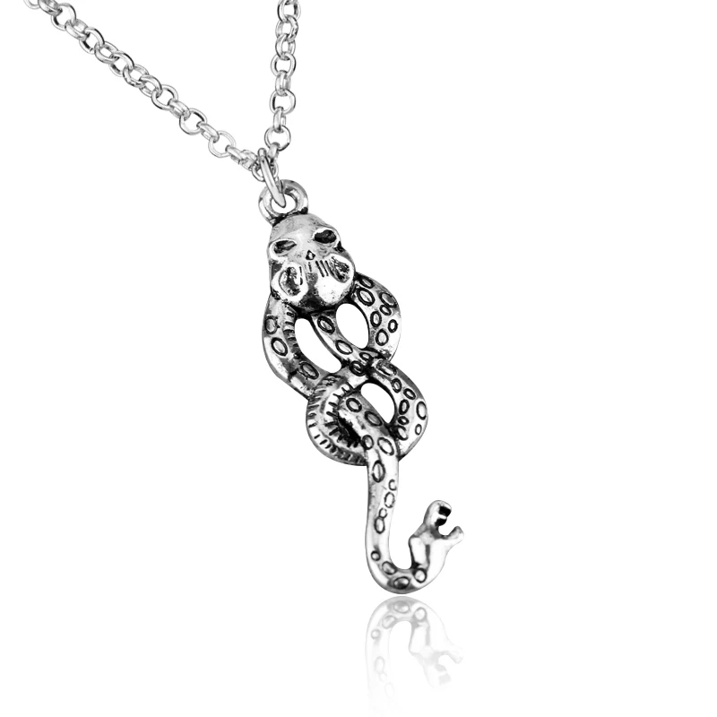 HP Nagini Slytherin Necklaces Horcrux Voldemort Death Eater Snake Skull ...