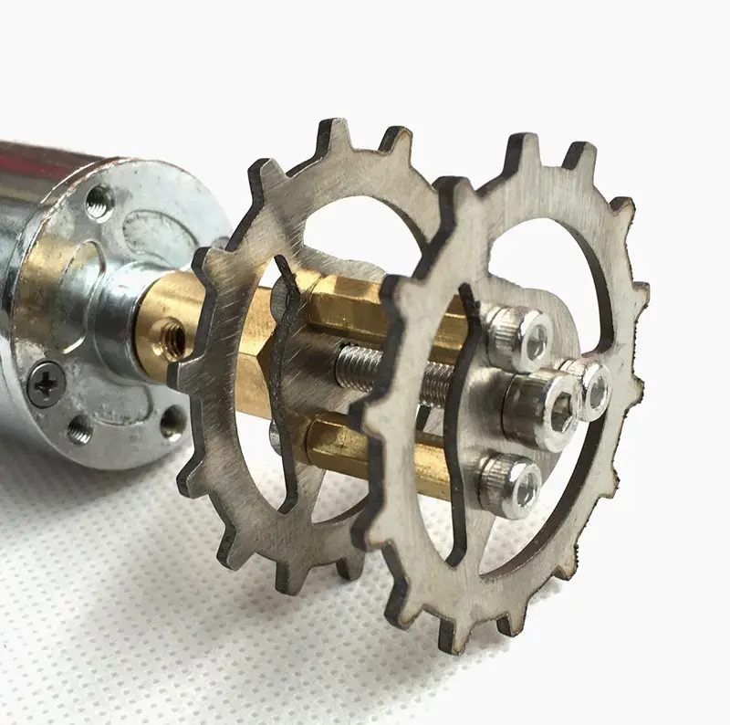 304 stainless steel tank wheel drive carrying roller tank tracks ...