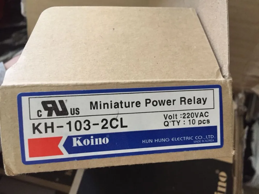 Kh-103-4cl Ac220v 5a Dip14 Koino Relay Kun Hung 4 From C With Led,new ...