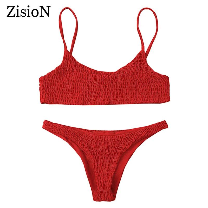 Zision 2018 New Brazilian Swimming Suits Sexy Bikini Women Swimsuit