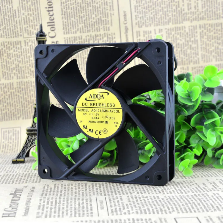 Free Delivery. 12025 DC12V AD1212MS A70GL 12 cm12 cm with 0.34 A power ...
