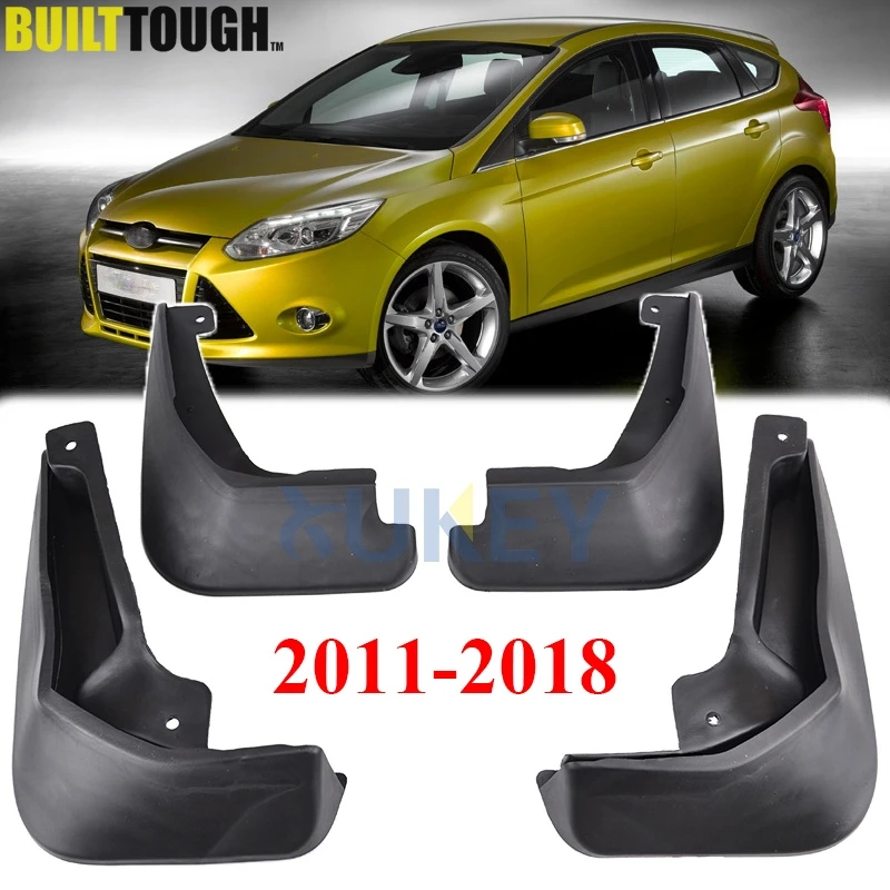 For Ford Focus 3 MK3 Hatchback 2011 2018 set Mud Flaps Mudguards ...
