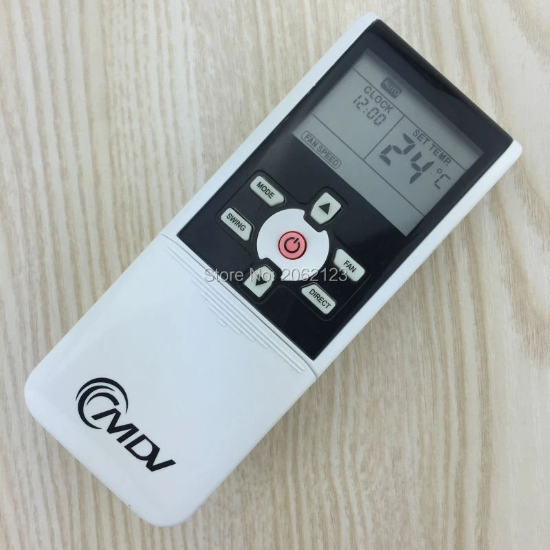 [original] Ac Remote Control R07/bge With Backlight For Mdv Air ...