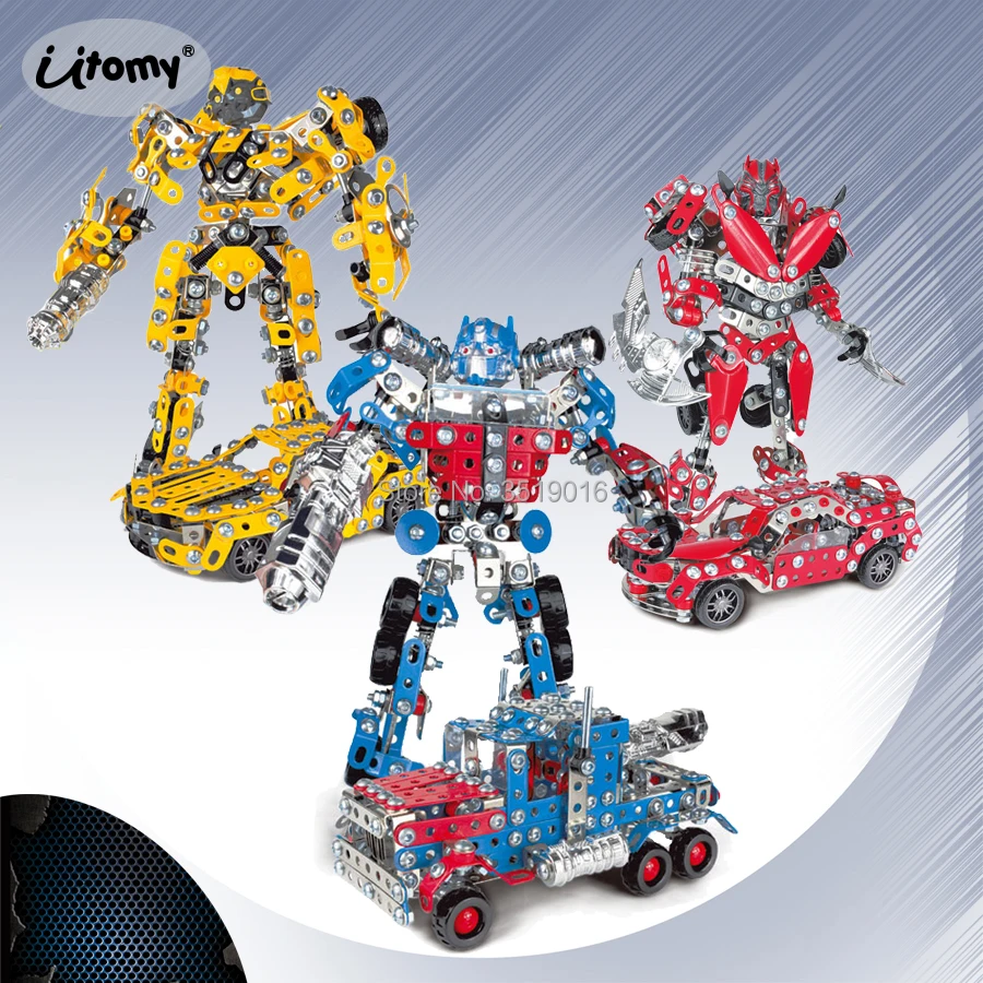 Build-and-Play-DIY-Assemble-Metal-Robot-or-Car-Model-kits-Metal-Robot ...