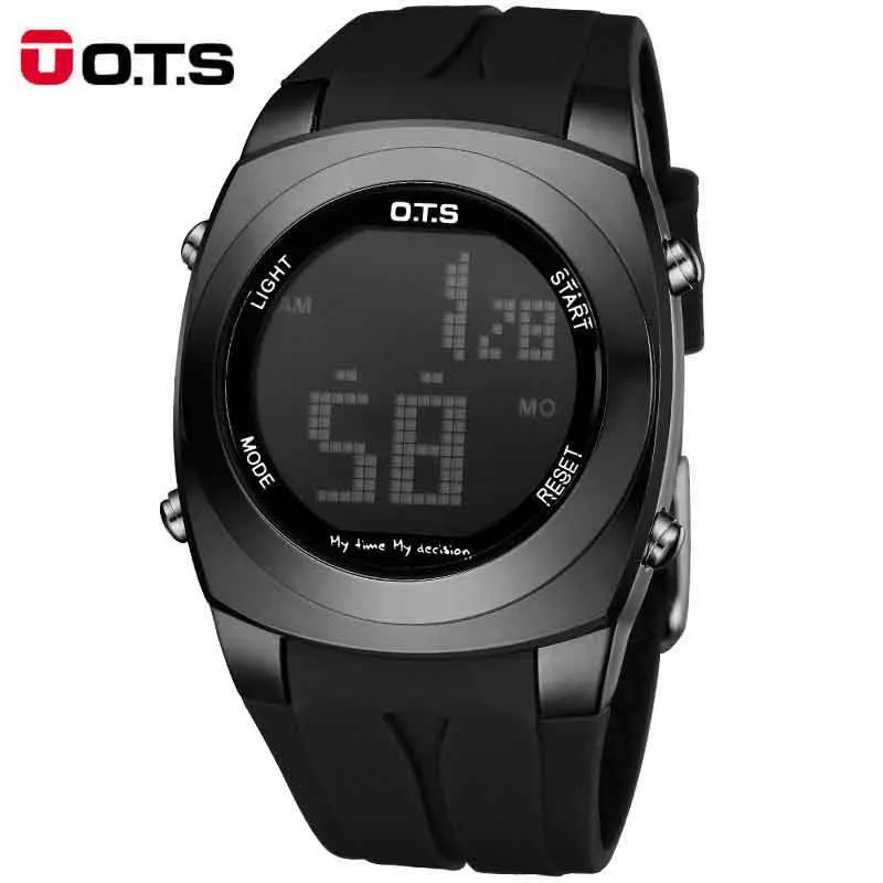Brand OTS Original Large Number Style Men Relojes Sport Waterproof ...