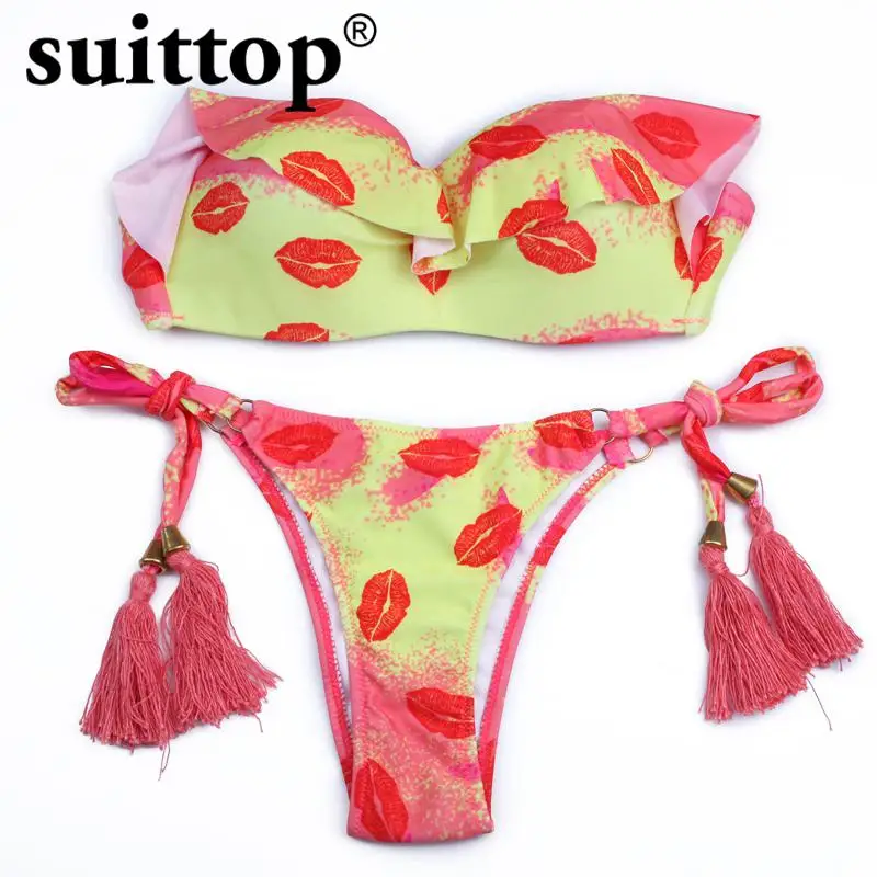 Suittop Bikini 2017 Summer Popular New Women Swimsuit Underwire Soft