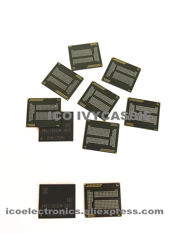 KMQ310006M-B417 eMMC 16+1 16GB EMCP NAND flash memory IC chip BGA221 ...