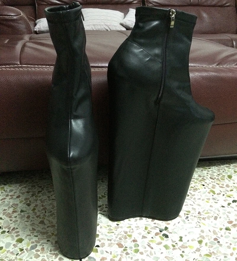 ON SALE 40cm Extreme high heel 16" heel with platform curved wedge heel ...