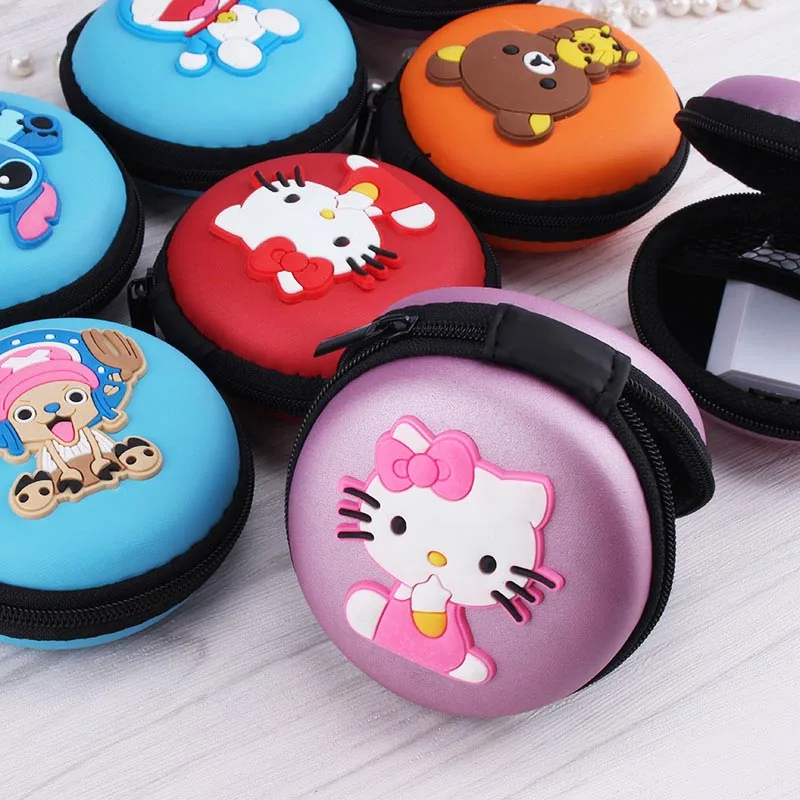 NganSek Storage Cases Gel Cartoon Cute Candy Colorful Storage Bag For ...