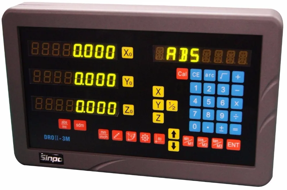SINPO 3 axis digital readout and linear scale for mill milling machine (complete DRO kit)-in ...