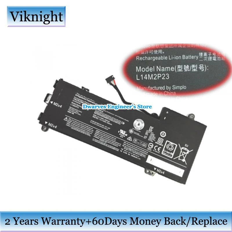 Original L14M2P23 batería para Lenovo ideapad 100 14IBY E31 70 U30 U31 ...