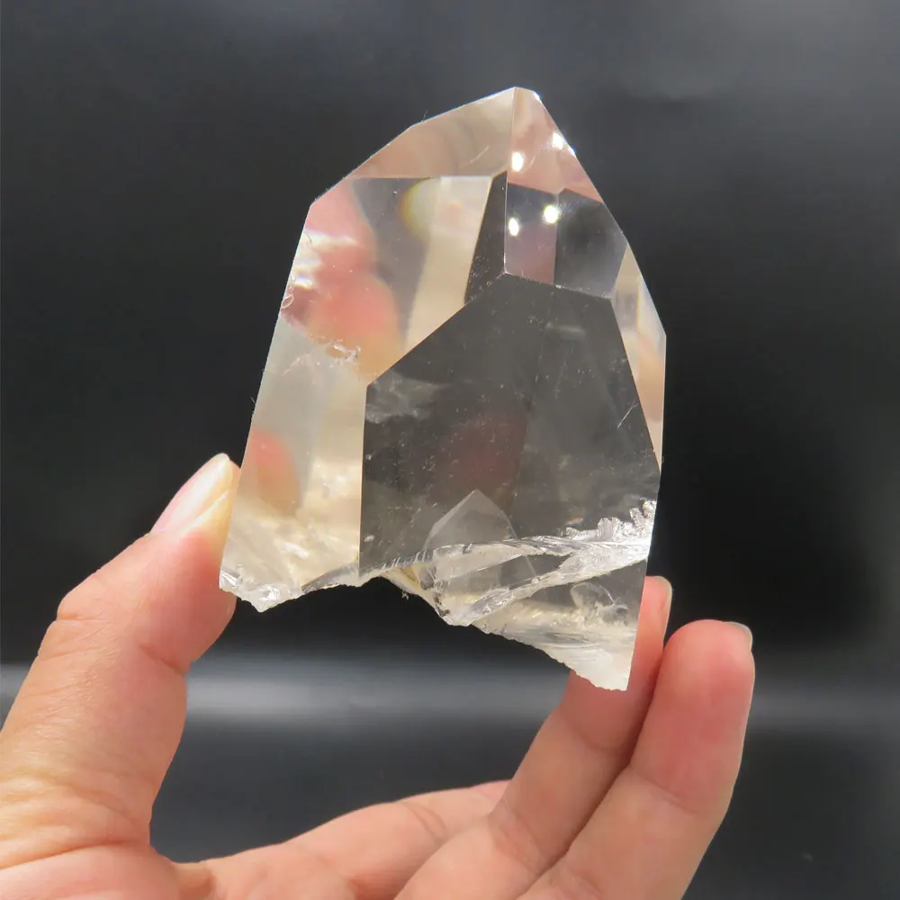 203g Rare New 100% Natural Clear Quartz Single Terminated Crystal Point ...