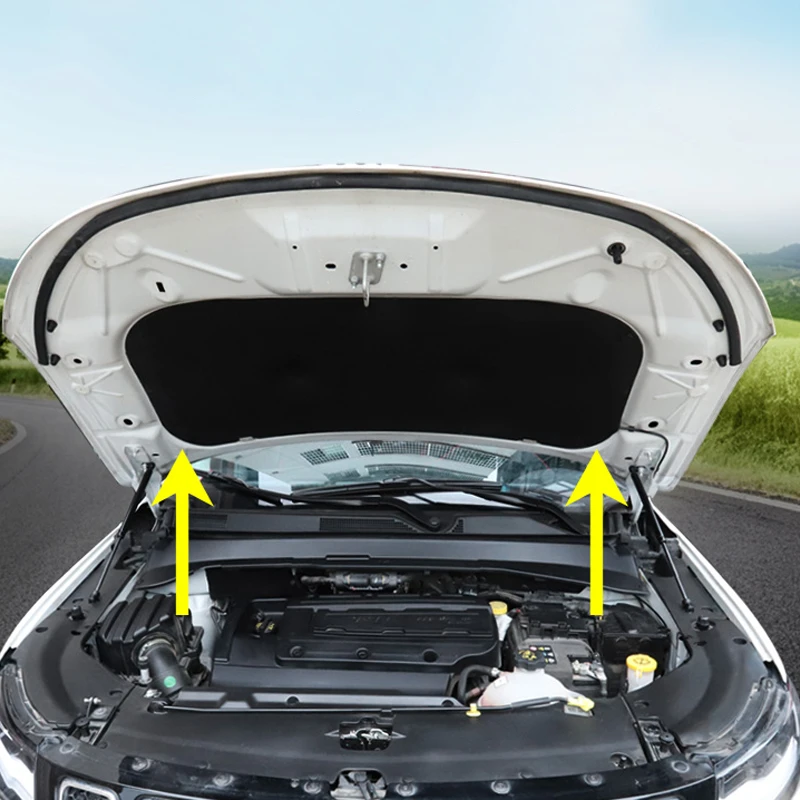 For Jeep Compass 2017 2018 2019 2020 Front Engine Hood Struts Shocks ...