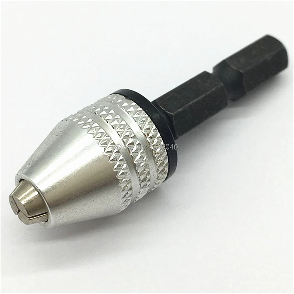 Keyless-Drill-Chuck-Conversion-1-4-Hex-Shank-Adapter-Drill-Bit-Quick ...