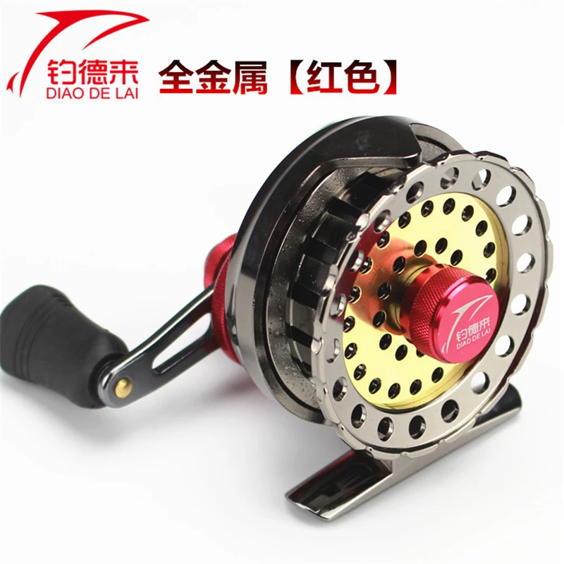 All Metal Spinning Left Right Hand Wheel Micro Lead Raft Fishing Rod ...