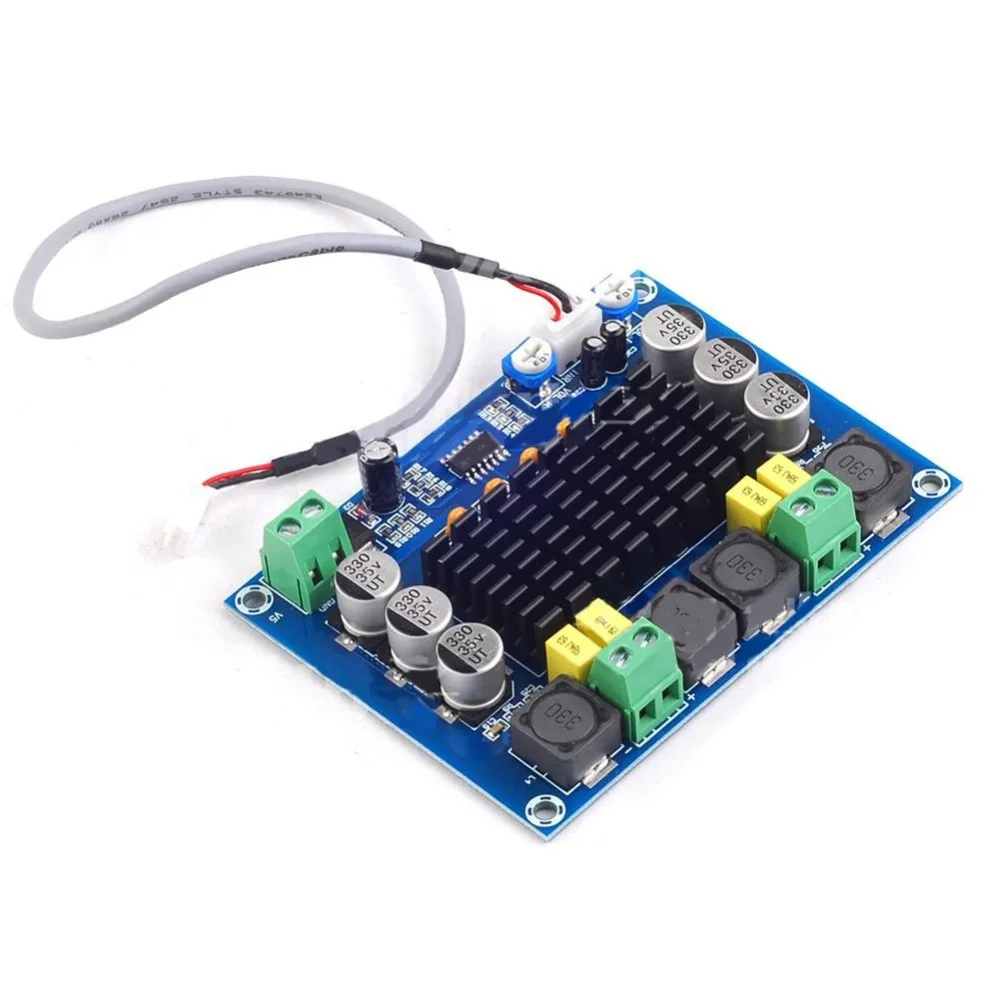 120W+120W Wireless Bluetooth 4.0 Audio Receiver Digital Amplifier Board ...