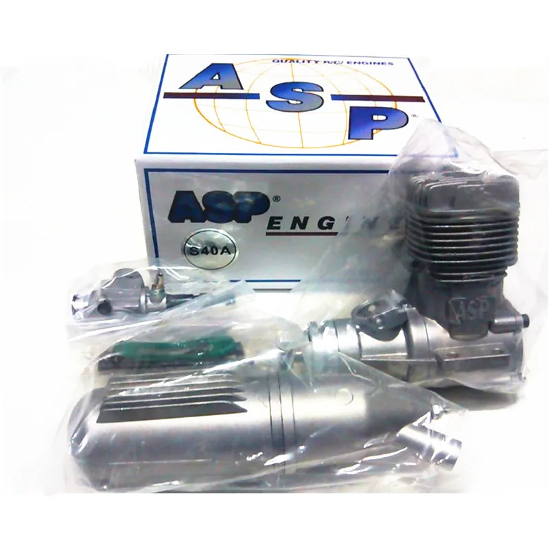 ASP 2Stroke 6.5CC S40A S40AII Nitro Engine for RC Airplane Free ...