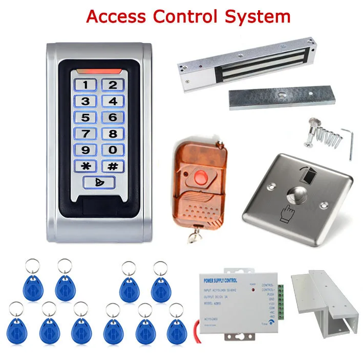 Sistema De Controle De Acesso À Porta, Kit Com Cartão Rfid, Bloqueio ...