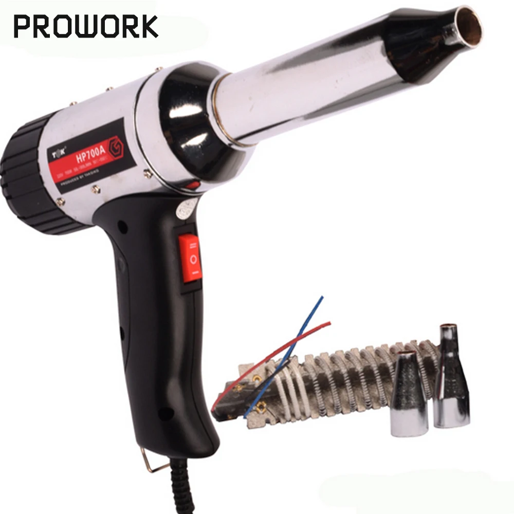 TGK 700W Heating Gun EU Plug Hot Air Heat Welding Gun Electrical Power ...