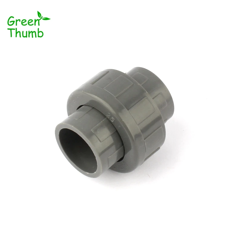20pcs Dia 25mm Pvc Quick Connector Grey Water Pipe Pvc Joints Green ...