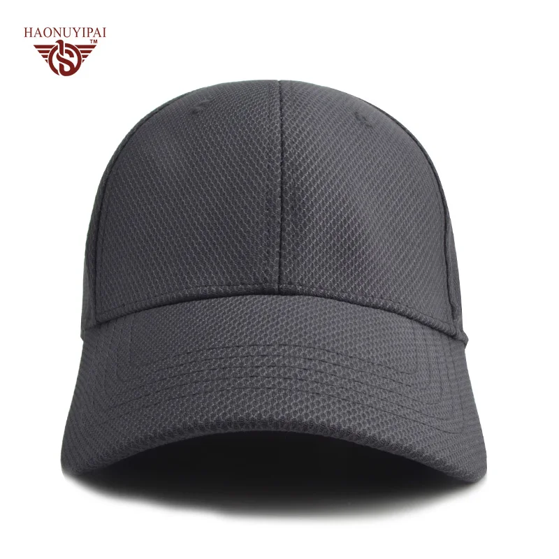 Customize LOGO Solid Color Baseball Caps For Women Men Fixed breathable ...
