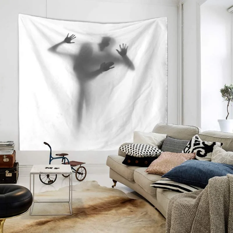Digital Art Printing Tapestry Sexy Womans Shadow Home Living Room Bedroom Dorm