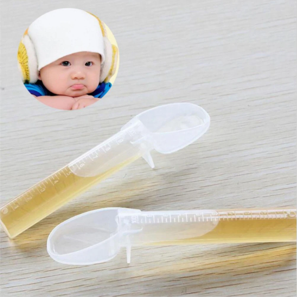 1PCS High Quality New Safety Baby Liquid Feeding Spoon Kids Medication ...