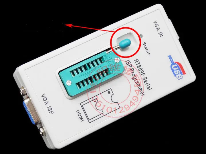 Купить 100% оригинал новый rt809f isp программист/rt809 жк-дисплей usb ...