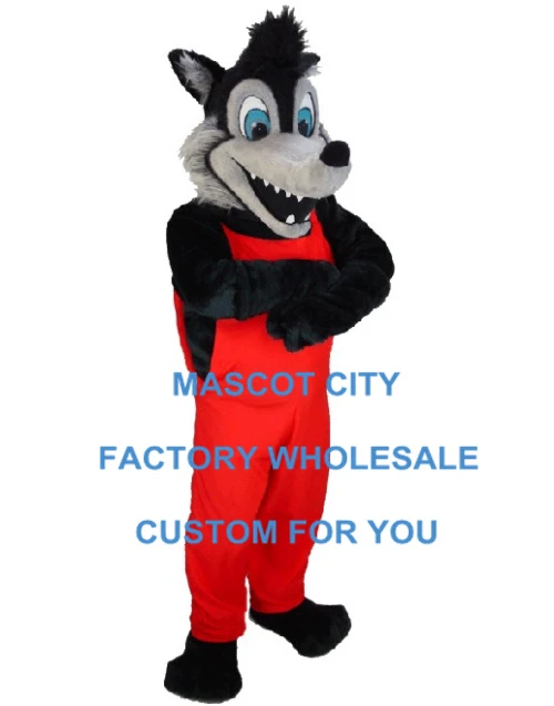 Red Wolf Cartoon Character