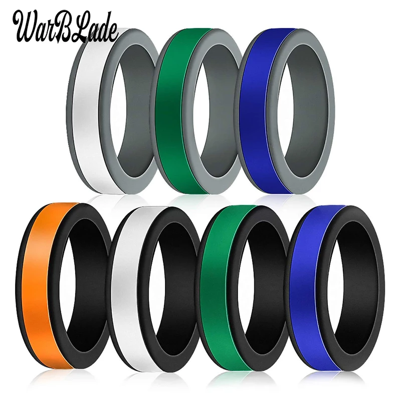Hypoallergenic-Crossfit-Flexible-Sports-Rubber-Finger-Ring-For-Men ...
