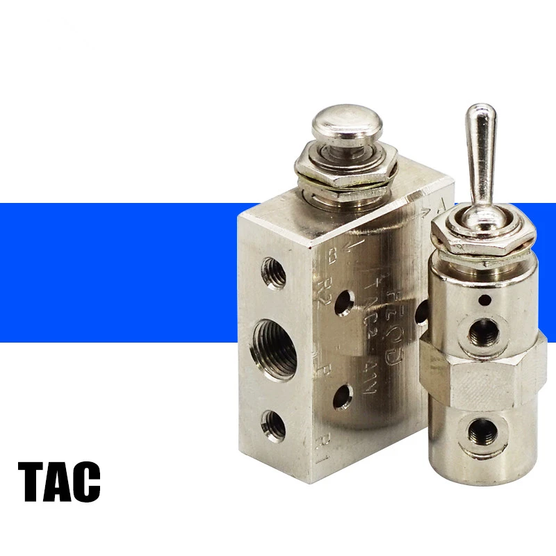 TAC2 31P Koganei Type Mini Pneumatic Push Button Mechanical Valves TAC2 ...