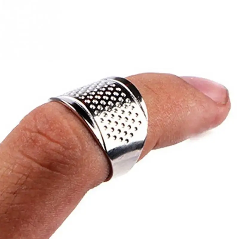 Tailors Handworking Finger Protector Sewing Thimbles Adjustable Ring ...