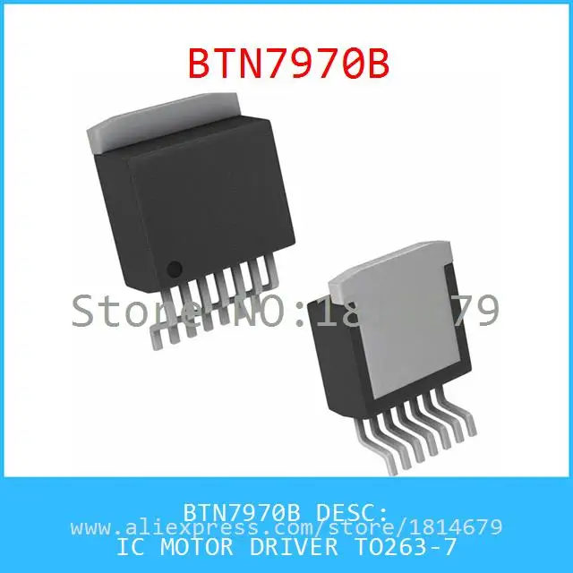 1 개/몫 BTN7970B IC 모터 드라이버 TO263 7 7970 BTN7970|driver|driver ...