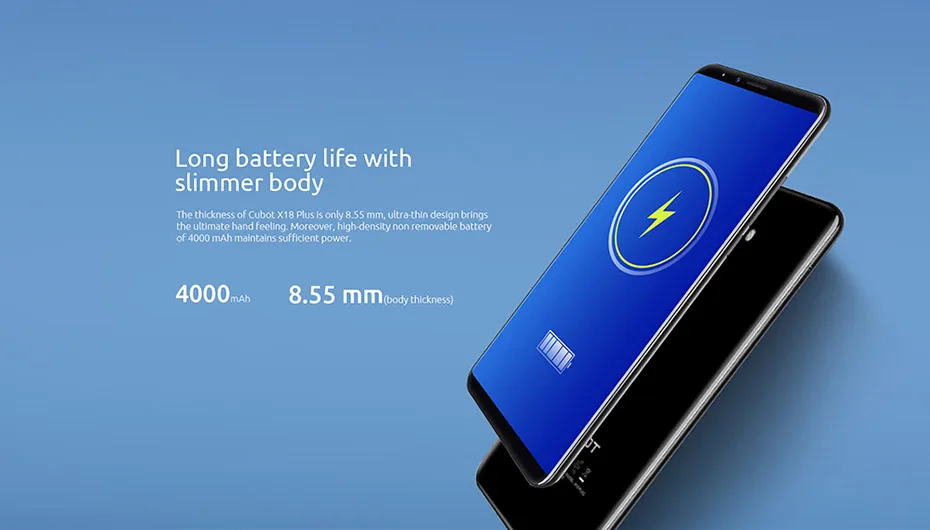 Мобильный телефон Cubot X18 Plus 5,9" 18:9 Android 8,0, Восьмиядерный ...