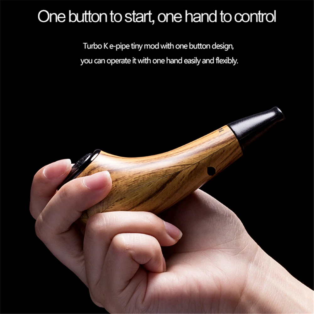 Original Kamry Turbo-K Mini E-Pipe Kit 35W big vapor 1000mAh Wooden E ...