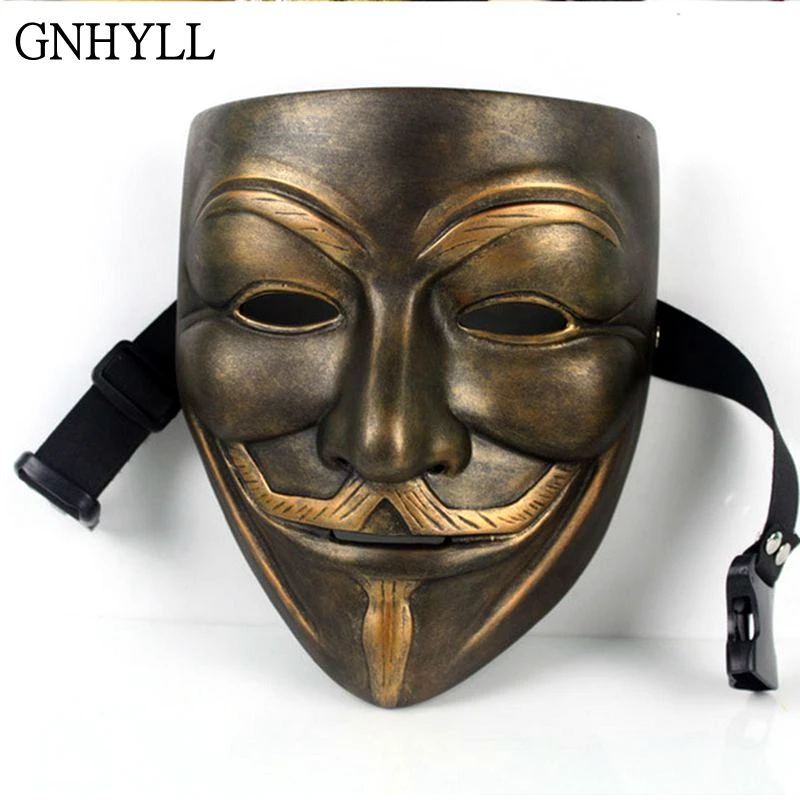 GNHYLL V For Vendetta Mask Anonymous Movie Guy Fawkes Halloween ...