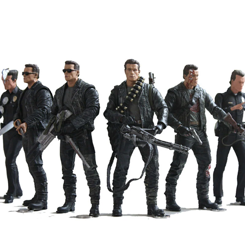 Terminator 2 T-800 Endskeleton Action Figure 1/8 scale painted figure ...