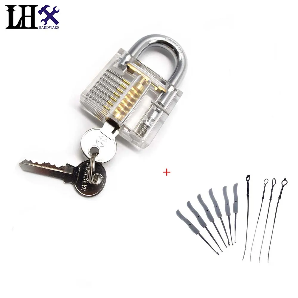 Hardware Visible Pick Cutaway Practice Padlock Lock With Broken Key ...