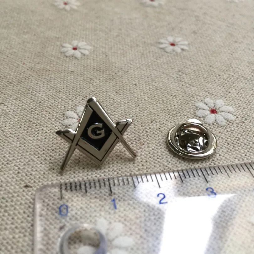 100pcs-Masons-Brooches-Freemason-Masonic-Square-and-Compass-with-G ...