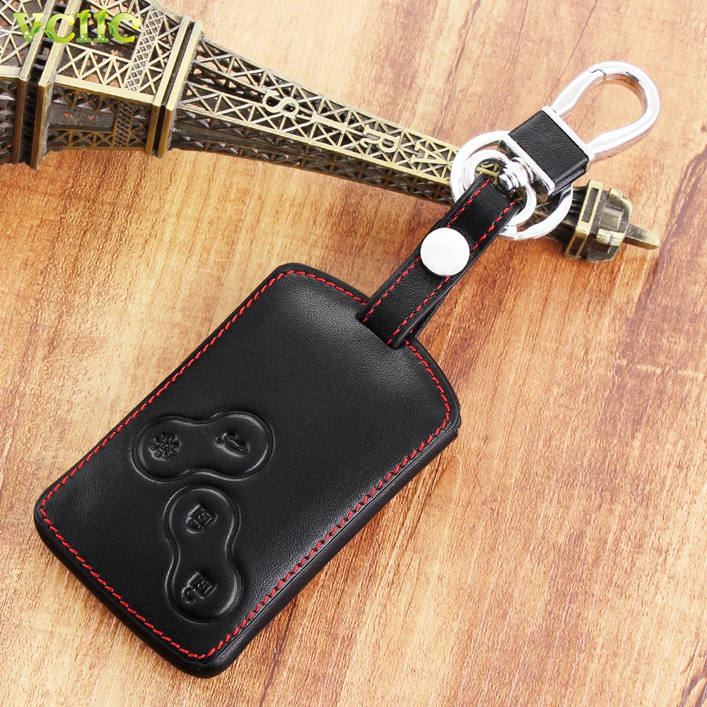 Car Styling ,Genuine leather key cover wallets keychain for Renault ...