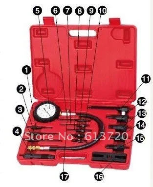 Diesel Engine Compression Tester Kit / cylinder pressure meter for ...