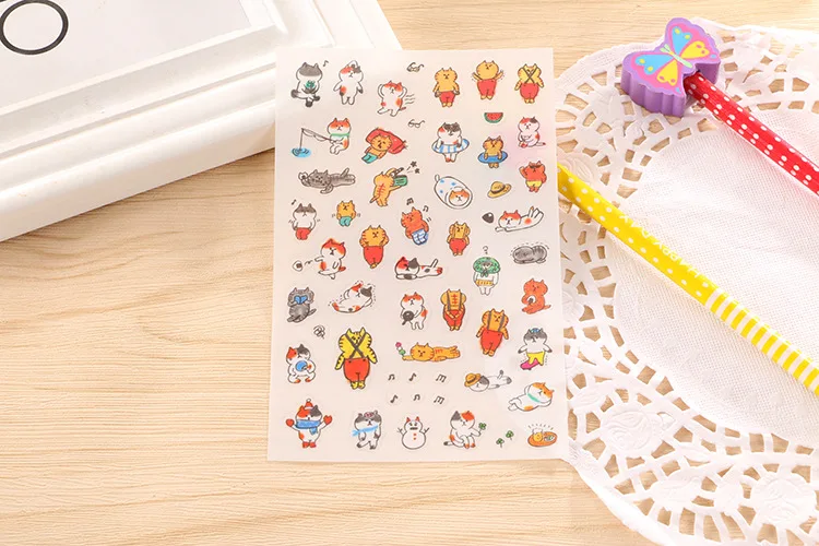 Cat PVC Stickers