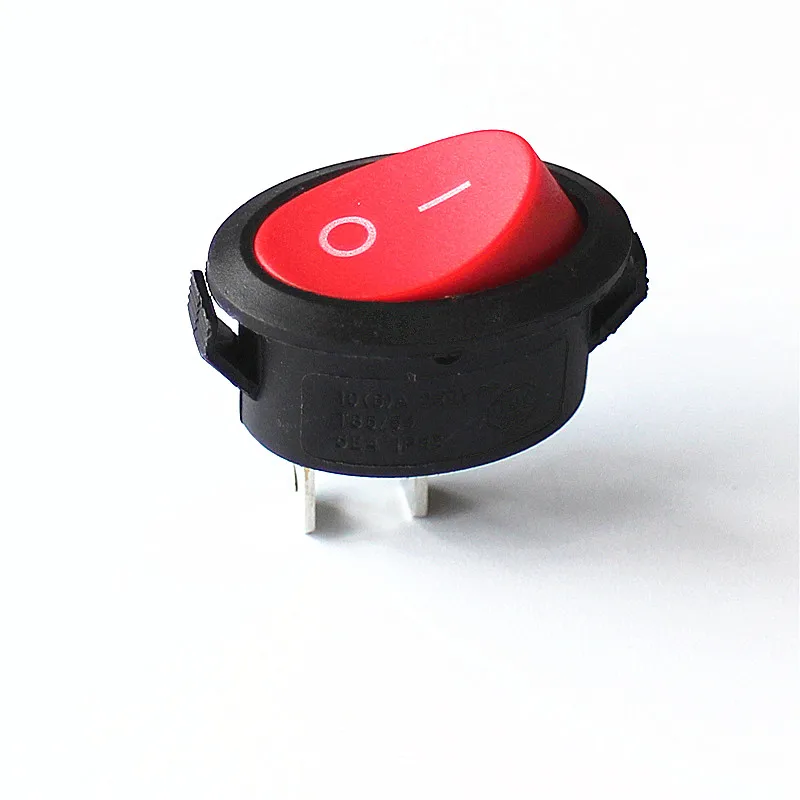 JOYING-LIANG-Oval-Red-Rocker-Switch-10A-6A-250V-Two-feet-ON-OFF-Small ...