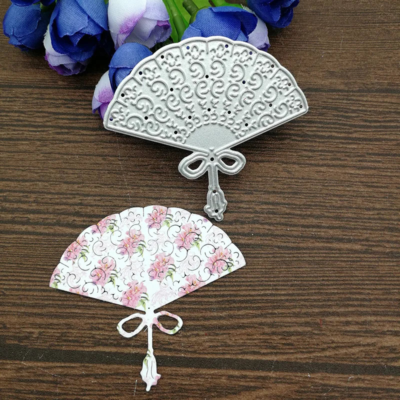 Sector Folding Fan Metal Cutting Dies For DIY Scrapbooking Album ...
